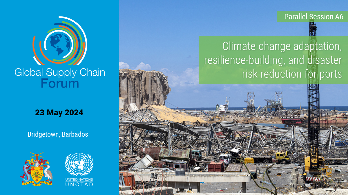 Climate change adaptation, resilience-building and disaster risk reduction for ports | UNCTAD